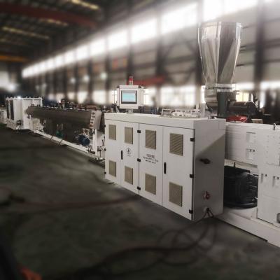 China Shenzhen HYPET 90-110/110-160mm PVC 3 layers Pipe Production Line for sale