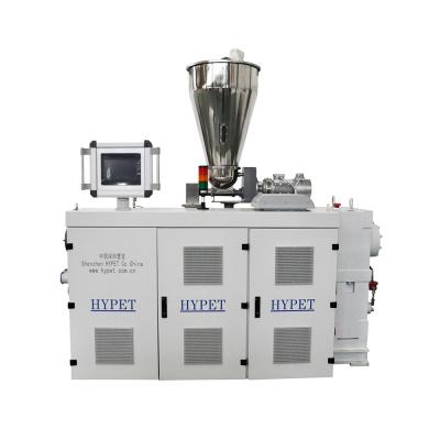 China 30KW Motor Power Twin Screw Extruder ZS55/120 for UPVC CPVC OPVC SOFT HARD PVC 4 Heating Zones Output 280kg/h for sale