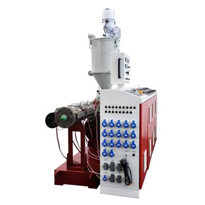 China High output PE HDPE production machine single screw extruder for the output 90kg/h SJ55/30 motor 30kw for sale