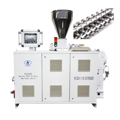 China 200kg/h HYZS51/110 Twin Screw Double Screw Extruder For Soft Hard PVC Products for sale