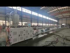 Reliable Quality 16-63mm HDPE Plastic Production Line 2024 High Speed PE Pipe Extruder Making Machine