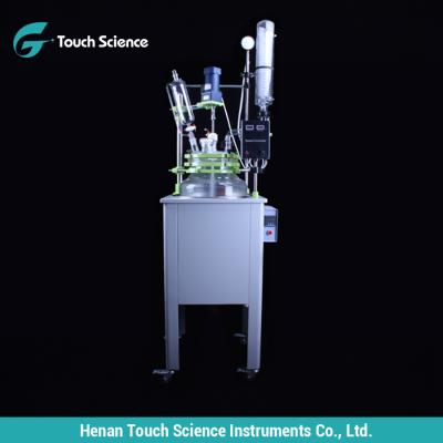 China Vacuum Lab Machine Glass Autoclave Reactor F-100L for sale
