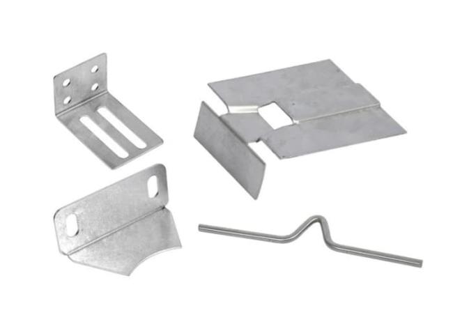 Custom metal bending parts showing precision fabrication