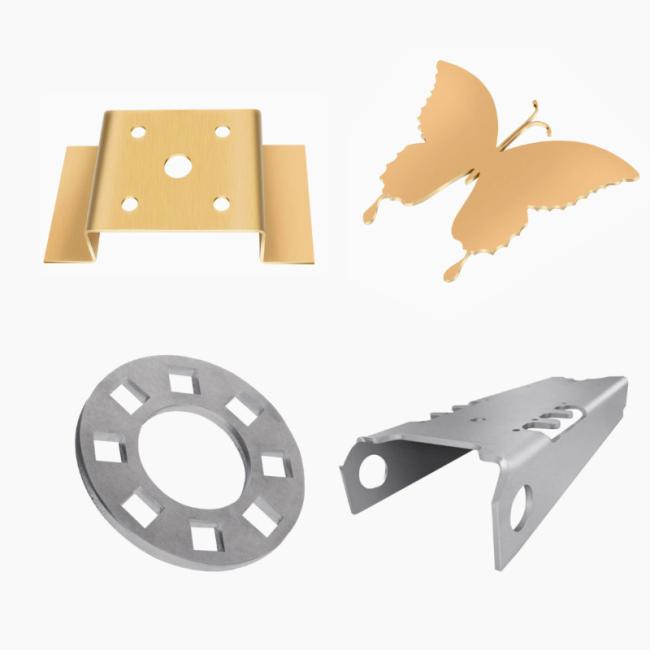 Custom sheet metal fabricated parts with various surface finishes