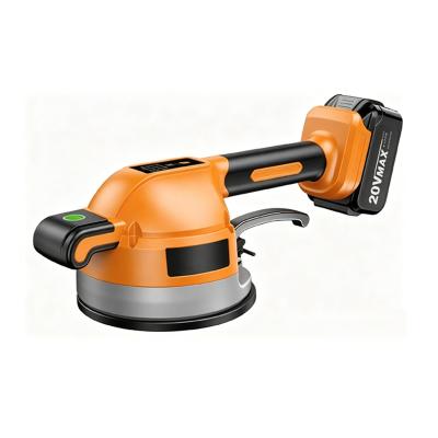 China 20V Cordless Professional Tile Vibrator 160mm Suction Cup 9 Speeds 2000mAh Tile Leveling Laying Machine for sale
