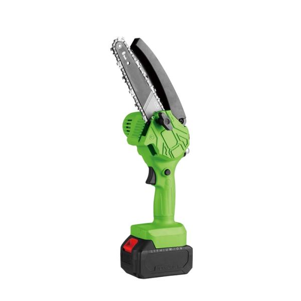 Quality Mini Single Hand Professional Battery-Powered 6 Inch 20V Brushless Motor Lightweight Cordless Chainsaw OEM for Garden Wood for sale