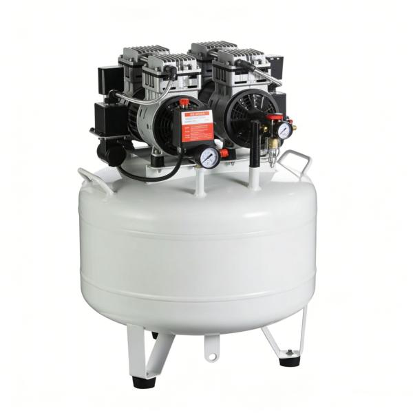 Quality Oil-Free Air Compressor WII-1500W-80L Silent 105L/Min 0.7/0.8MPa Dual Motor 1450rpm for sale