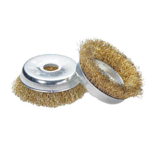 Quality 5 Inch Disk Flat Wire Wheel & Cup Brush Set Stainless Steel 125x16mm Arbor for for sale