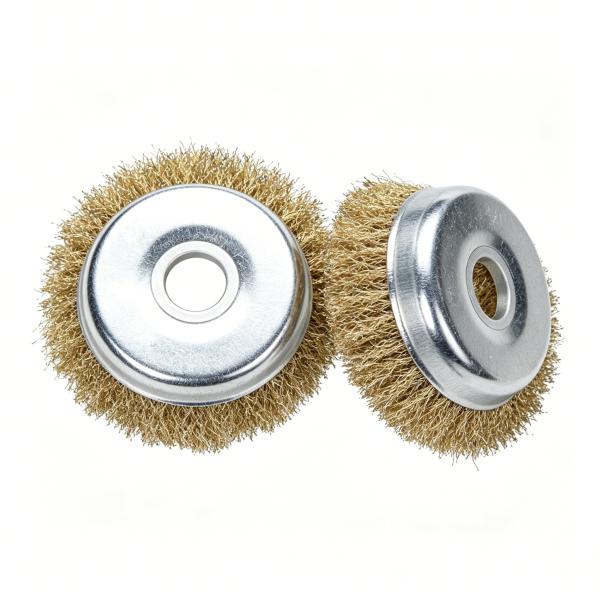 Quality 5 Inch Disk Flat Wire Wheel & Cup Brush Set Stainless Steel 125x16mm Arbor for for sale
