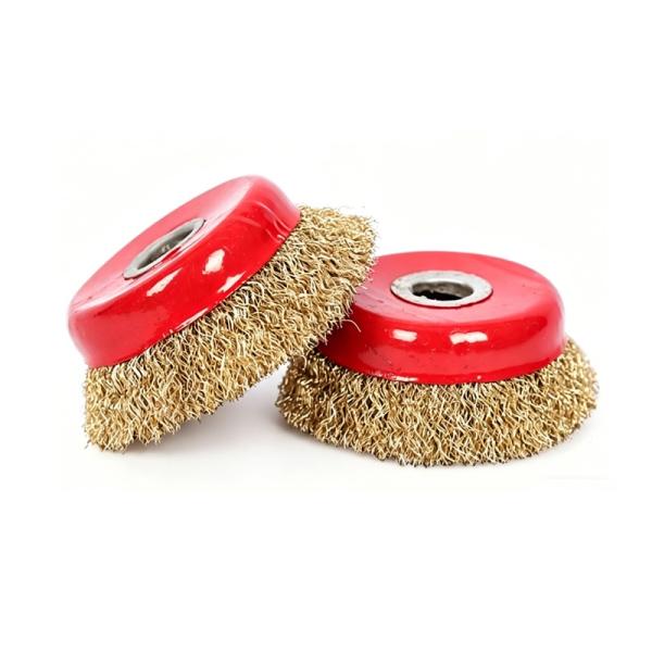 Quality 5 Inch Disk Flat Wire Wheel & Cup Brush Set Stainless Steel 125x16mm Arbor for for sale