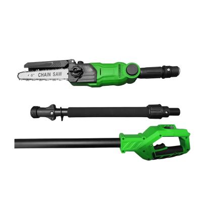 China Cordless Pole Chainsaw Electric Pole Pruner with Plastic Handle for Tall Tree Trimming Hedge Shaping Yard Maintenance for sale
