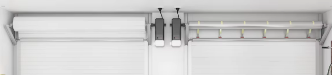 CK850DC garage door opener installation example