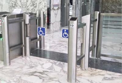 중국 깨끗한 아크릴릭 팔과 304개의 스테인레스 강 허리 높이 평범한 회전식 수문 판매용