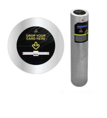 China Reusable access card system 100% accuracy dropbox visitor card collector for exit and entry for sale