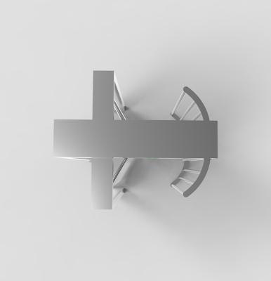 Cina Alta sicurezza un'altezza completa di 120 gradi che fa scorrere il sistema sopraelevato del controllo di accesso del baldacchino del cancello girevole in vendita