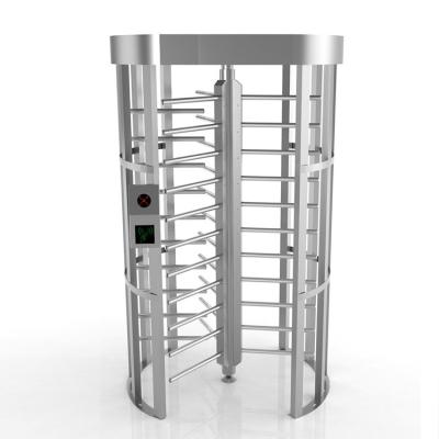 China SS304 600 Mm Full Height Turnstile Gate Wired Remote Control Fail Safe for sale