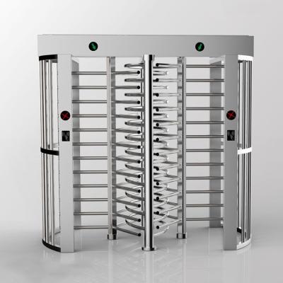 China Two Door Full Height Turnstile Prison Security RFID Card / Fingerprint Access Control for sale