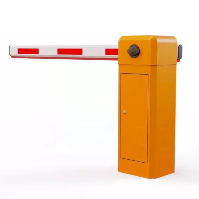 China 1S TO 6S 6M Length Straight Arm LED Light 220V 110V AC Motor Manual Release Traffic Light Barrier Gate for sale