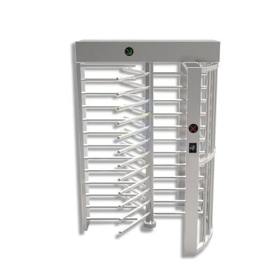 China DC Servo Motor Mechanism full Automatic Entrance Control System SS304 Full Height Turnstile for sale