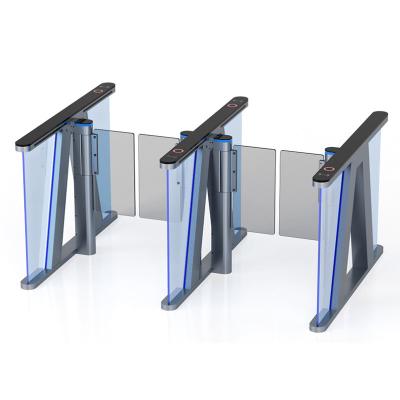 High Speed Swing Barrier Gate LED Light Indicator DC 24V Servo Motorized