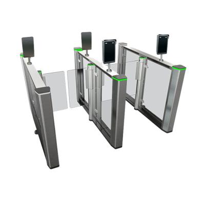 China BLDC Motor Speed Gate Turnstile Plexiglass Transparency Wide Clearance Passage for sale