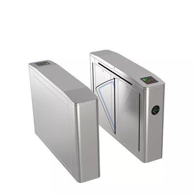 China Security BLDC Motor Flap Barrier Gate Turnstile RS485 Interface With RGB Light for sale