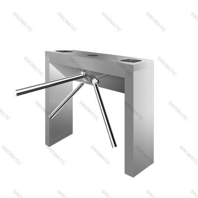 China Puerta 201 del torniquete del trípode del indicador luminoso del LED rotación de acero inoxidable del triángulo 304 316 en venta