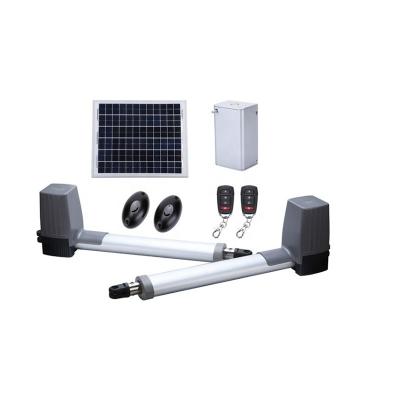 China Los operadores automáticos Wifi de la puerta del doble del oscilación controlan a Kit Complete Hardware solar en venta
