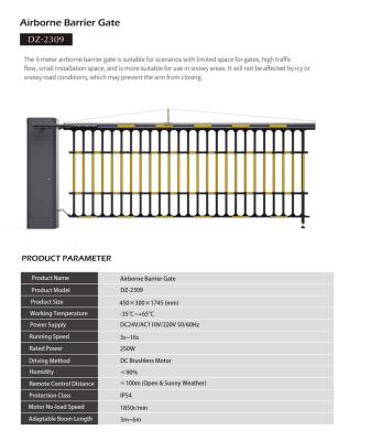 Cina Porta di barriera aerea per scenari di flusso di traffico elevato in condizioni di neve e spazi limitati in vendita