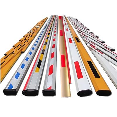 China Customization Length Color Mutiple Shape Automatic Parking Barrier Gate Straight Arm Boom Arm for sale