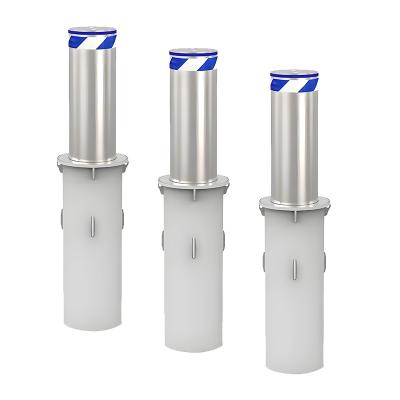 China Stainless Steel LED Strip Bollard Automatic Solution for Hostile Vehicle Mitigation for sale