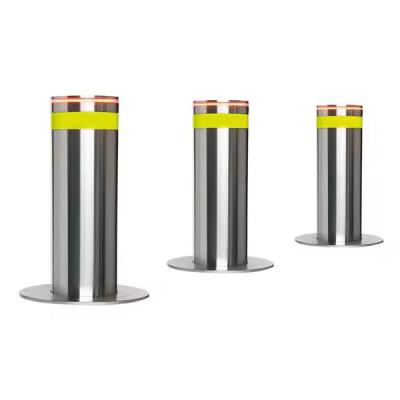 China Stainless Steel Hydraulic Rising Electric Automatic Retractable Smart Parking Bollard for Residential  Driveway for sale