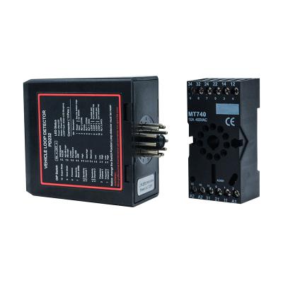 China PD232 PD234 Dual Channel Inductive Loop Vehicle Detector with 220V/12V~24V Voltage and -20°C to +65°C Operating Temperature for Parking Barrier System for sale