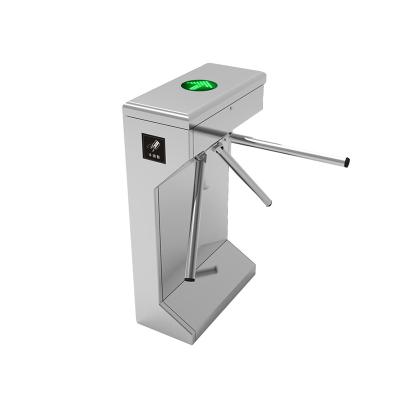 China Waist Height Full Automatic 304 Stainless Steel Tripod Turnstile Gate for Access Control System for sale
