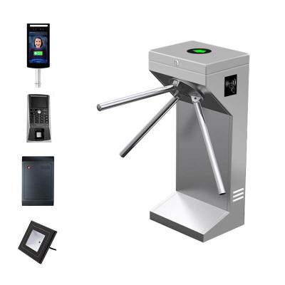 China Full Automatic 304 Stainless Steel Tripod Turnstile Gate with 510mm Arm Length for Access Control for sale