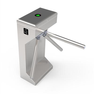 China 40W Bi Directional Tripod Turnstile Gate with Card Reader in 304 Stainless Steel for sale