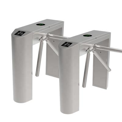 China Solenoid Valve Waist High Tripod Turnstile Gate with 304 Stainless Steel for 30 Person/Minute Access Control for sale