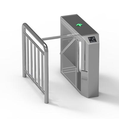 China Double Direction QR Scanner Tripod Turnstile Gate with 304 Stainless Steel Housing for Access Control for sale
