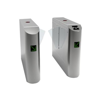 China 27cm Arm Length DC24V 304 Stainless Steel Flap Barrier Gate Speed Gate for Access Control for sale