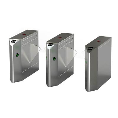 China IP54 Retractable Flap Barrier Turnstile with 30 Person/Minute Passing Speed for Access Control for sale