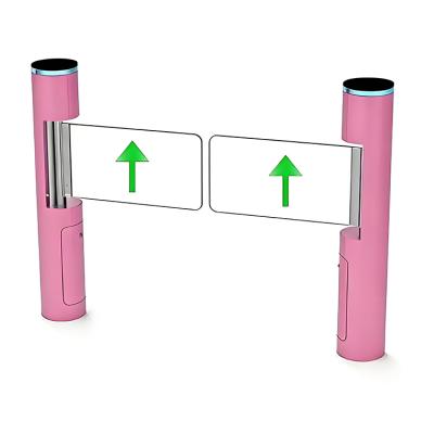 China 168mm Diameter Cylinder Swing Turnstile Gate with DC Brushless Motor and Bi-directional Access Control for sale