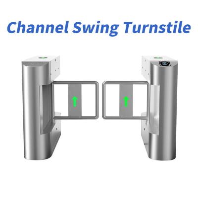 China 830mm Arm Length Swing Barrier Gate with 40W Power Consumption and Auto Synchronized Function for sale