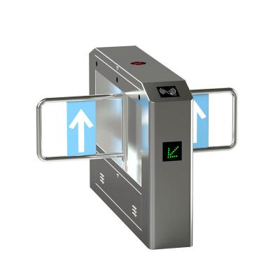 China 1.2mm SS304 Bi Directional Swing Barrier Gate with 30 Person Per Minute Flow Rate for sale