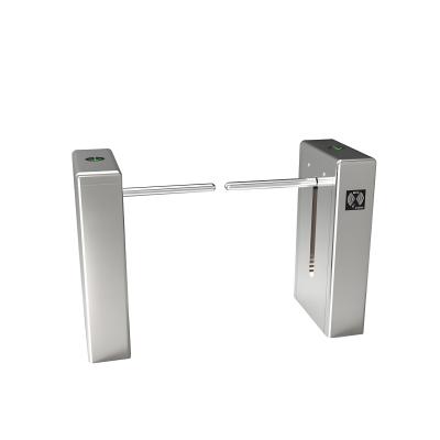 China Anti-Collision Bi-Directional RFID Card Reader Drop Arm Turnstile with SS304 Material for sale