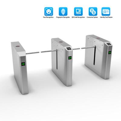 China IP55 Drop Arm Turnstile Entrance Access Control System Anti Crawl LED Indicators for sale