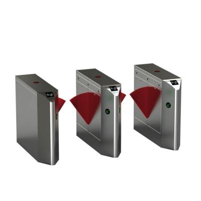 China IP54 Protection BLDC Motor Retractable Flap Barrier Gate DC24V for Metro Entry for sale
