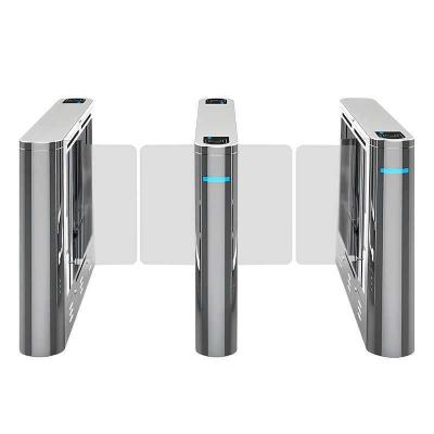 China Biometric Access Control Swing Barrier Gate with 1.5mm Frame and DC Brushless Motor for sale