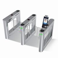 China Push Button Swing Arm Turnstile Security Access Control Turnstile Wireless Remote Control for sale