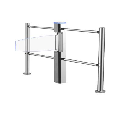 China SUS304 Face Recognition Pedestrian Swing Gate with 1.5s Opening Speed for Access Control for sale
