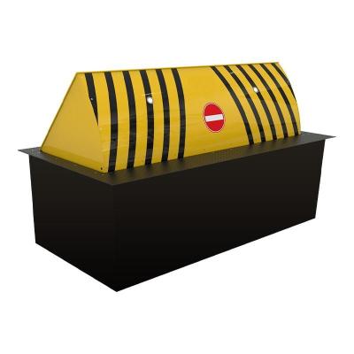 China Shallow Mounted Hydraulic Road Blocker with PLC Programming Command Control and 120L Hydraulic Tank Capacity for sale